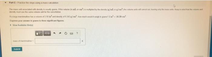 Solved Parc Practice the steps gros con The massa maciated | Chegg.com