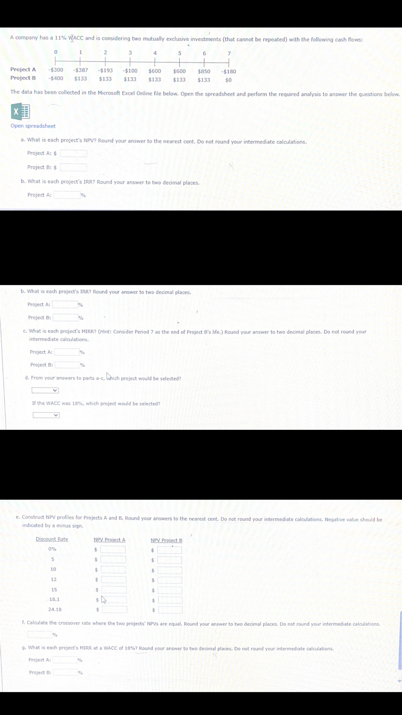 Solved Pleaseeee answer the following parts A through G! | Chegg.com