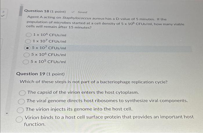 Solved 3 Question 18 (1 point) Agent A acting on | Chegg.com