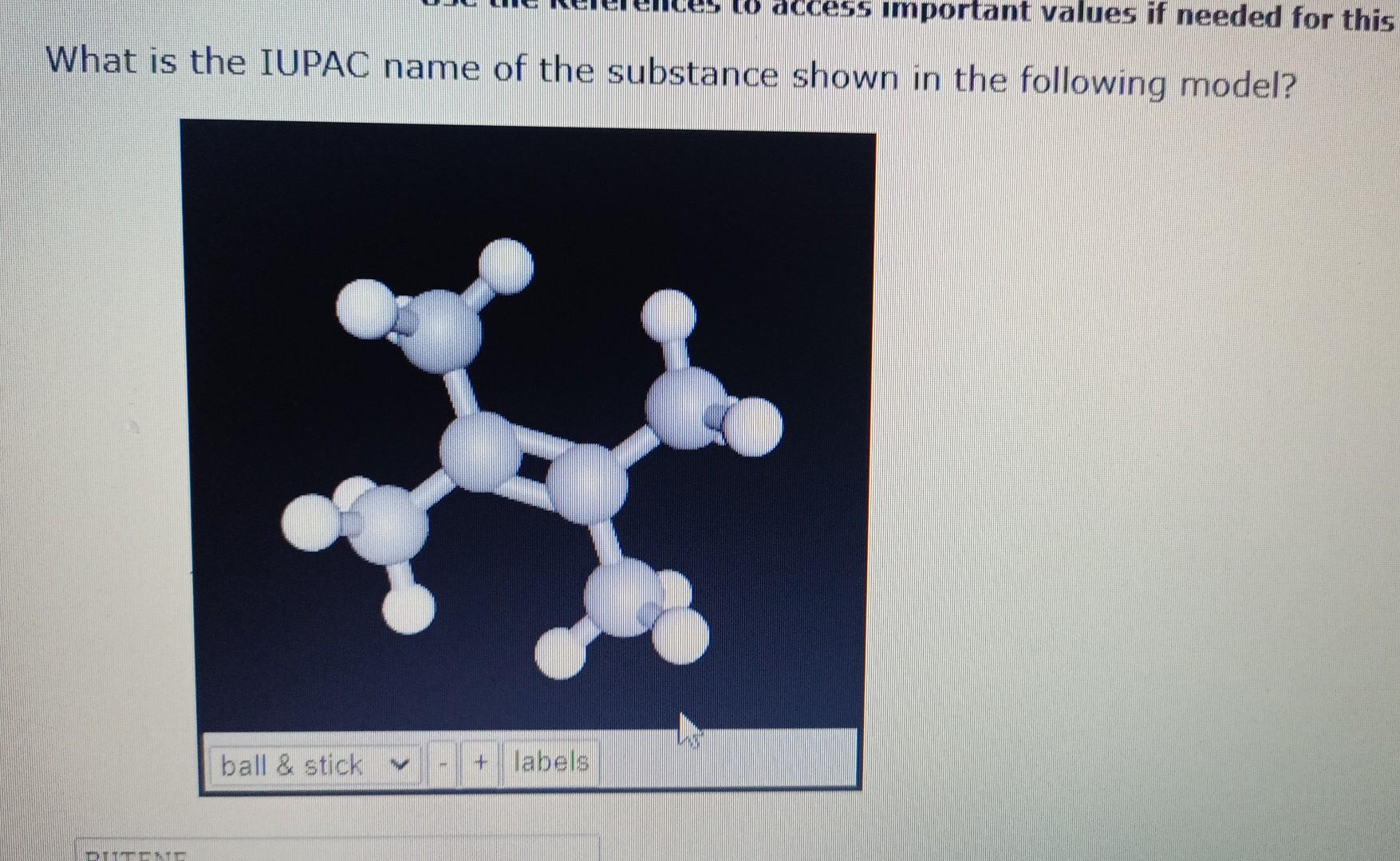 Solved What is the IUPAC name for the following compound? | Chegg.com