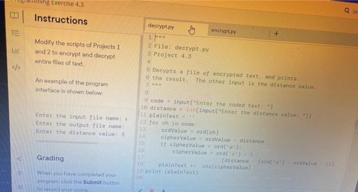 Φ | InstructionsProgramming Exercise 4.3 | Chegg.com