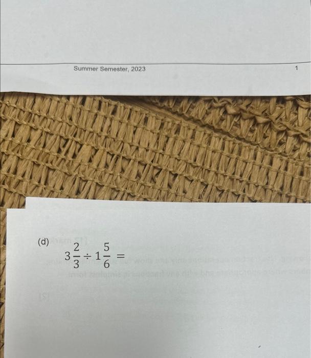 Solved (d) 332÷165= | Chegg.com