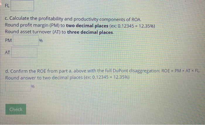 Solved Disaggregate Traditional DuPont ROE Graphical | Chegg.com