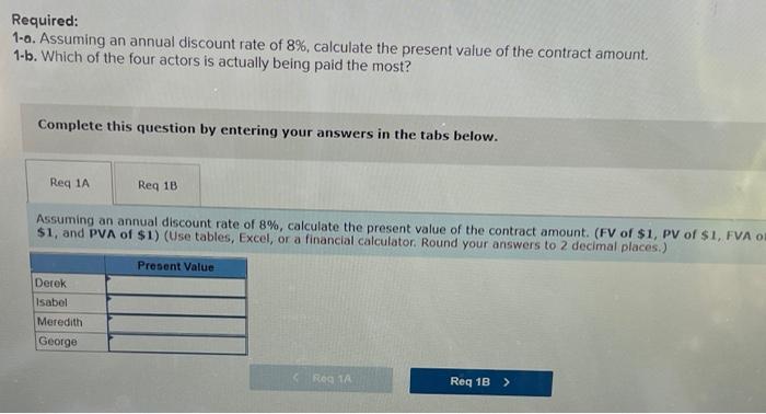 Solved Exercise C-5 (Algo) Calculate the present value of a | Chegg.com