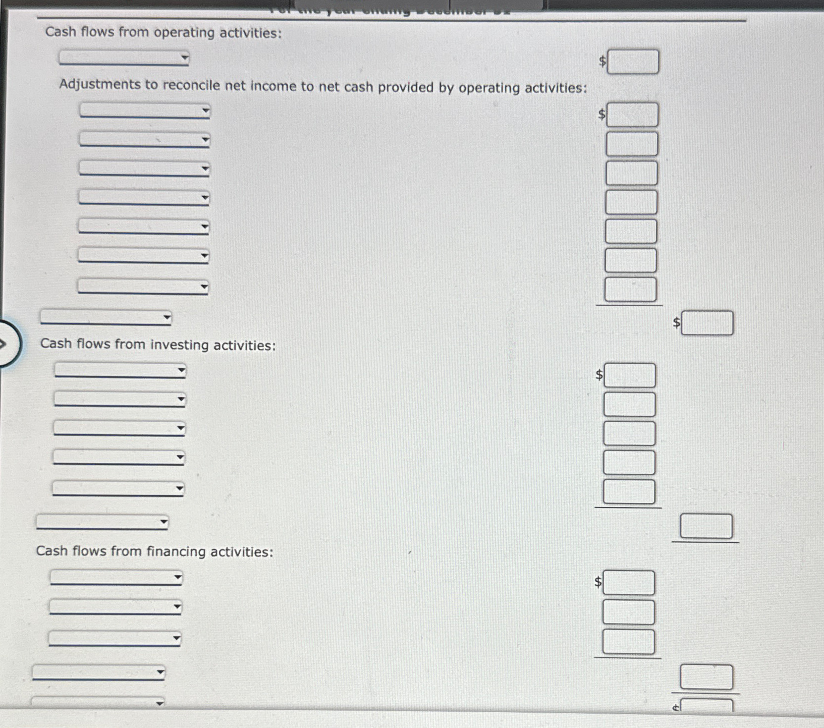 (Appendix 11B) ﻿Using a Spreadsheet to Prepare a | Chegg.com