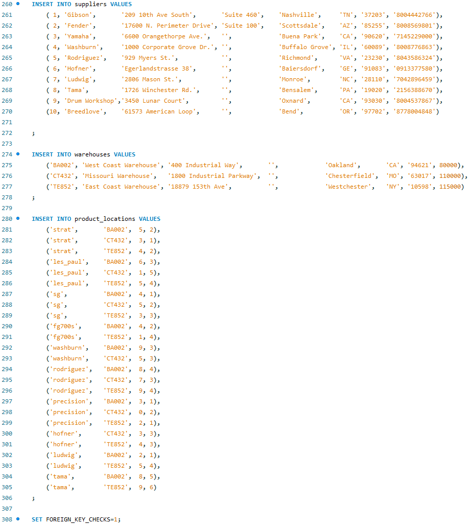 Solved ADD CONSTRAINT customers_fk_addresses_billing FOREIGN | Chegg.com