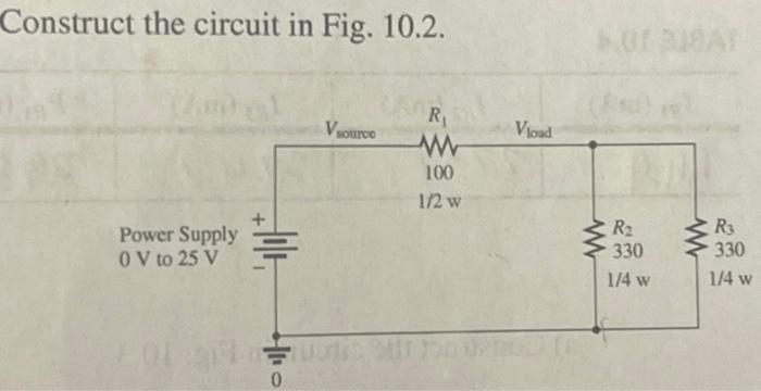 Solved Construct the circuit in Fig. 10.2 .4. In the circuit | Chegg.com