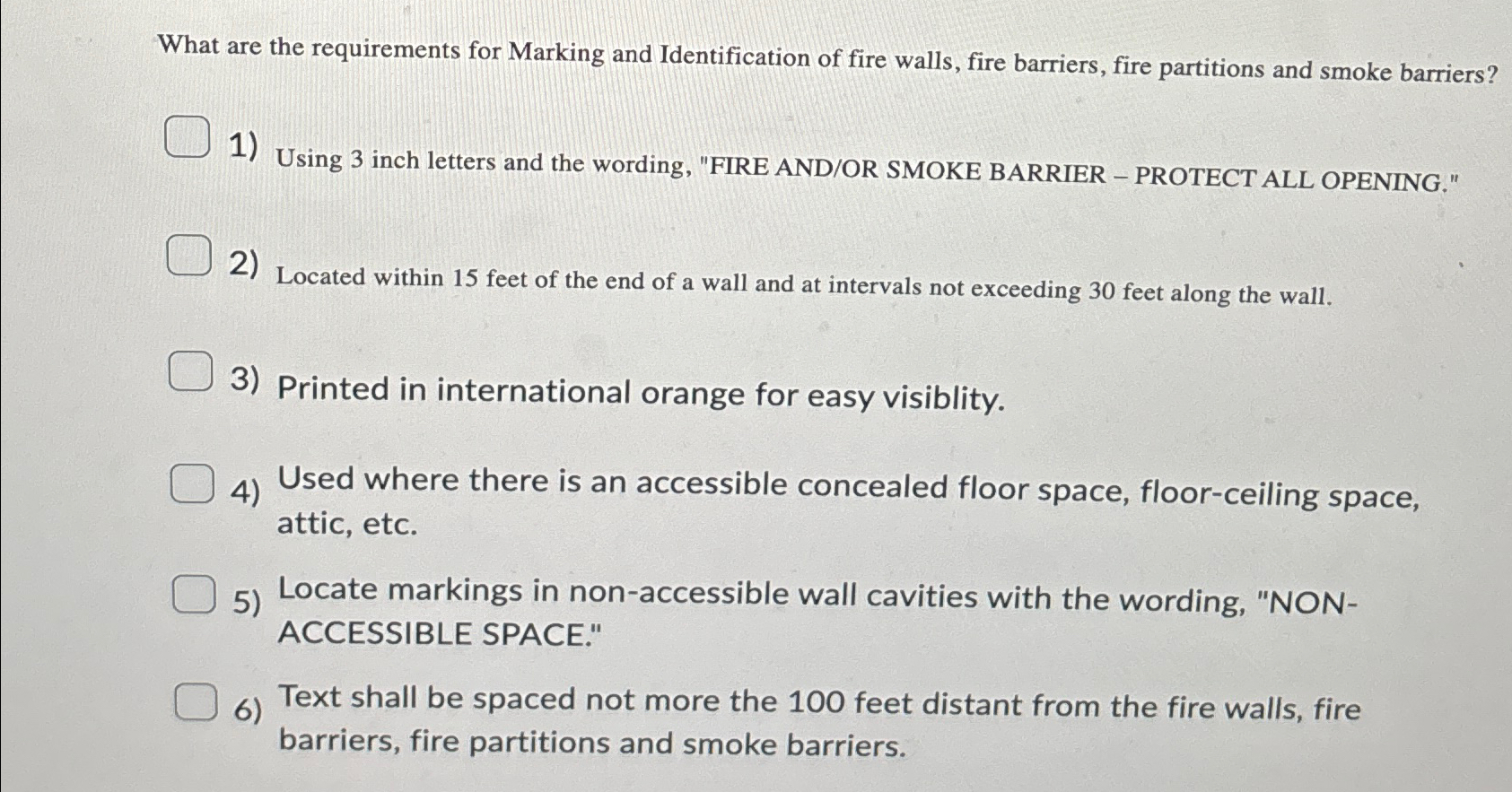 Solved What are the requirements for Marking and | Chegg.com