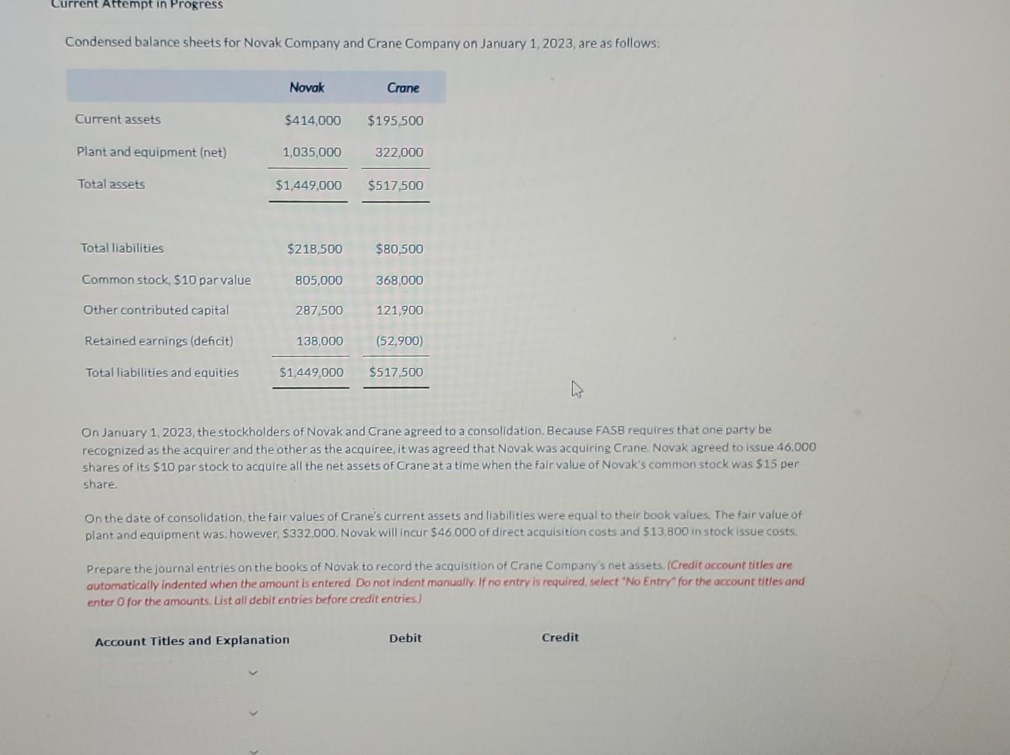 Solved ACC 405, struggling to prepare journal entries please | Chegg.com
