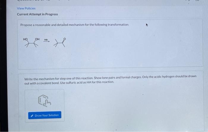 Solved ! View Policies Current Attempt in Progress Propose a | Chegg.com
