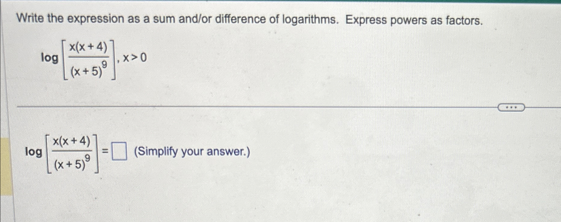 Solved Write the expression as a sum and/or difference of | Chegg.com