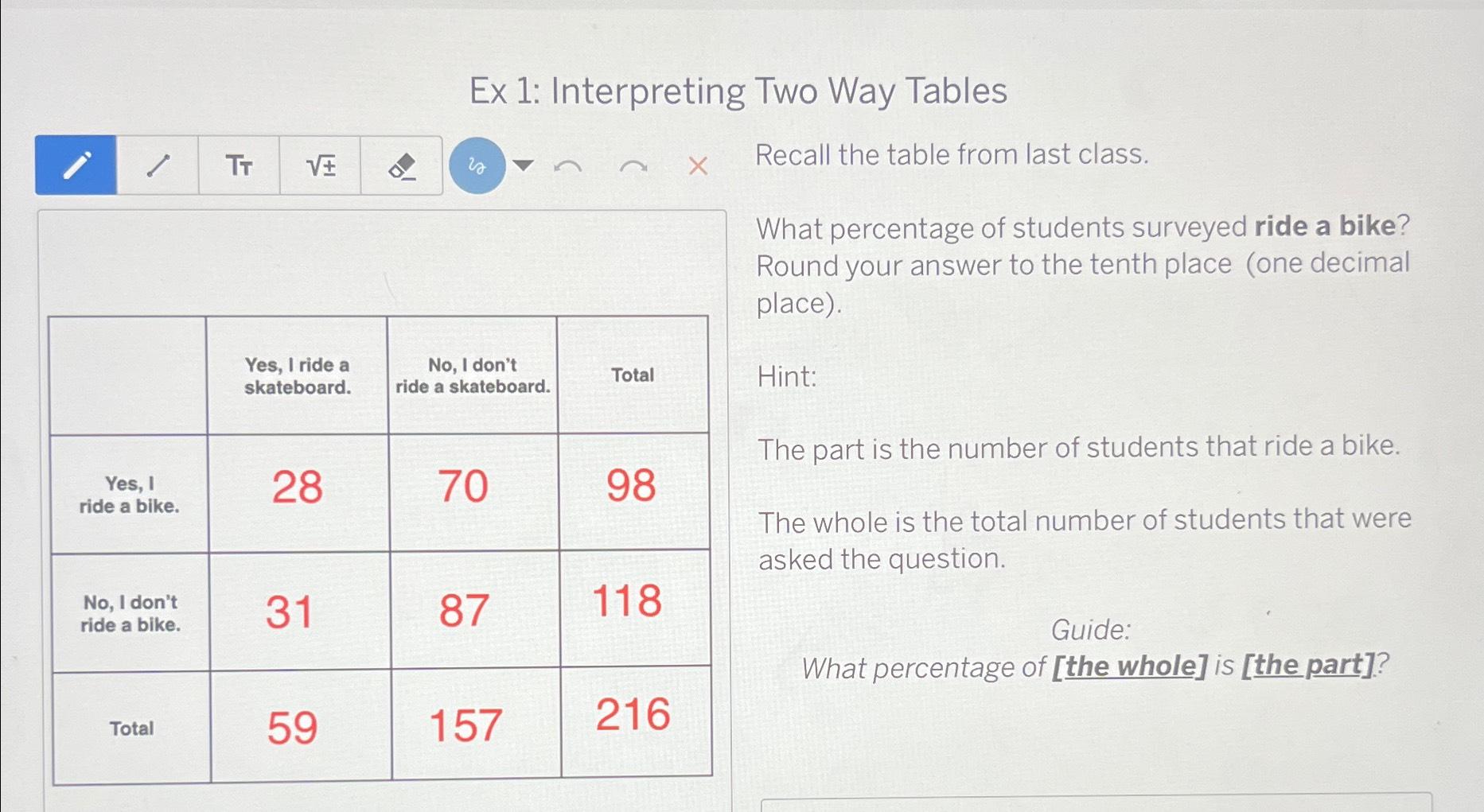 Solved Ex 1: Interpreting Two Way | Chegg.com