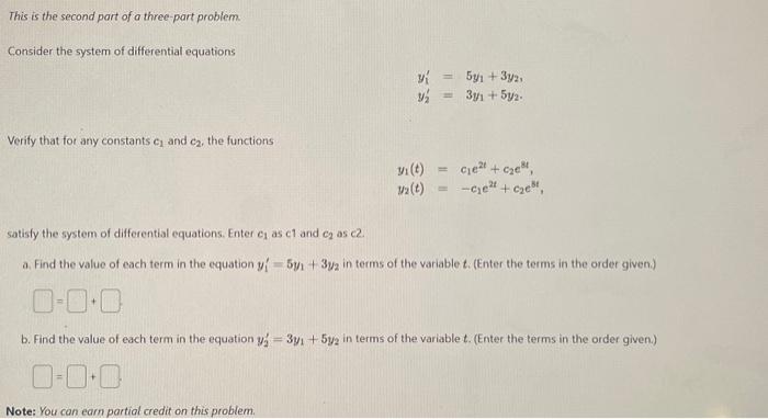 Solved This is the second part of a three-part problem. | Chegg.com