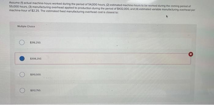 Solved Assume (1) actual machine-hours worked during the | Chegg.com