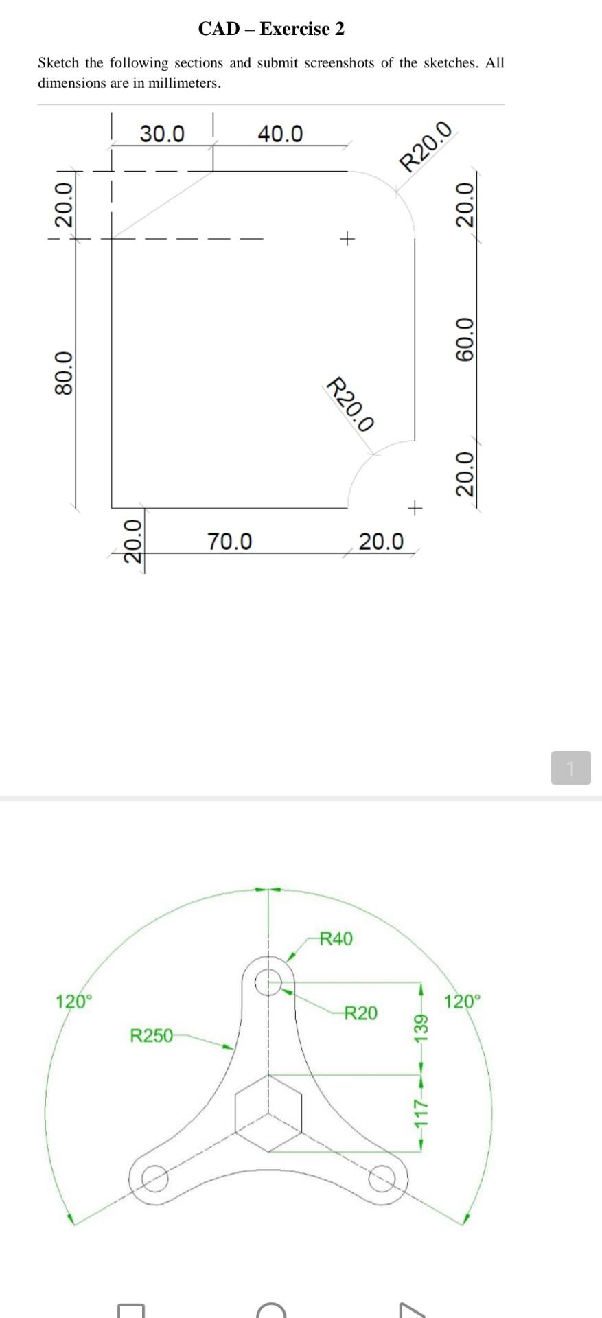 Solved Dear, please draw the drawing on solidworks and send | Chegg.com