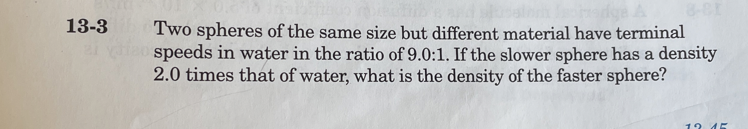 Solved 13-3 ﻿Two spheres of the same size but different | Chegg.com