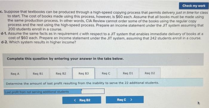 Solved Problem 10-29A (Algo) Using JIT to minimize waste and | Chegg.com