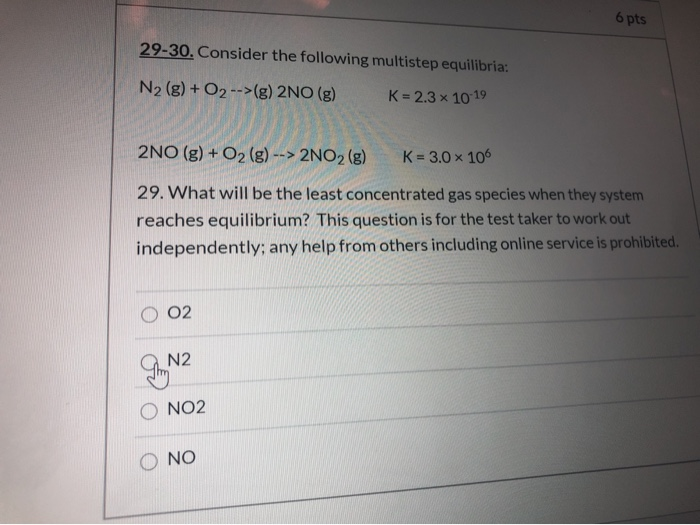 6 pts 29-30. Consider the following multistep | Chegg.com