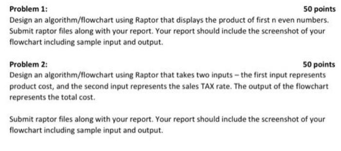 Solved Please include Raptor flowchart not Python. My prof | Chegg.com