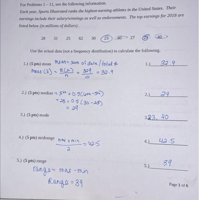 Solved I only need help with questions 6 to 11. I already | Chegg.com