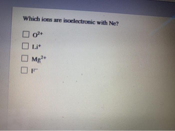 Solved Determine the element of lowest atomic number that | Chegg.com