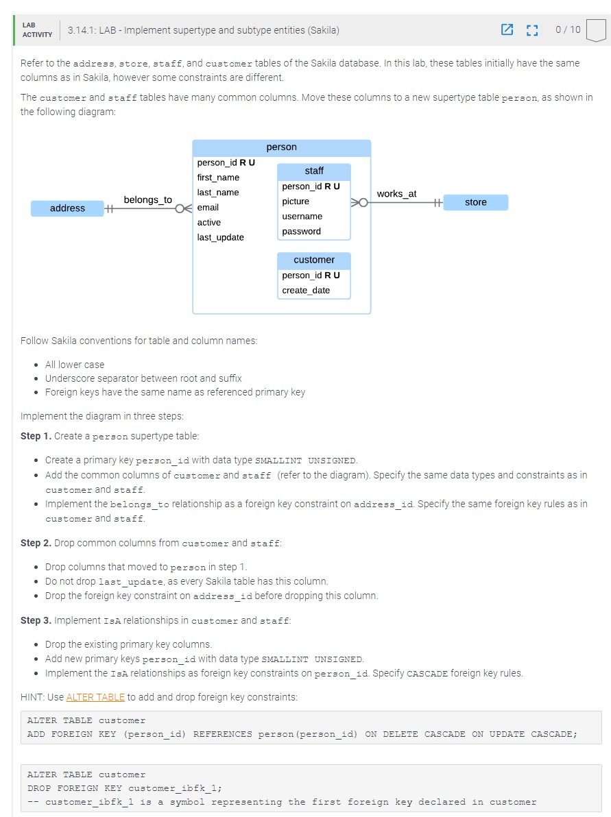 Solved Please help with this SQL Code Refer to the address, | Chegg.com