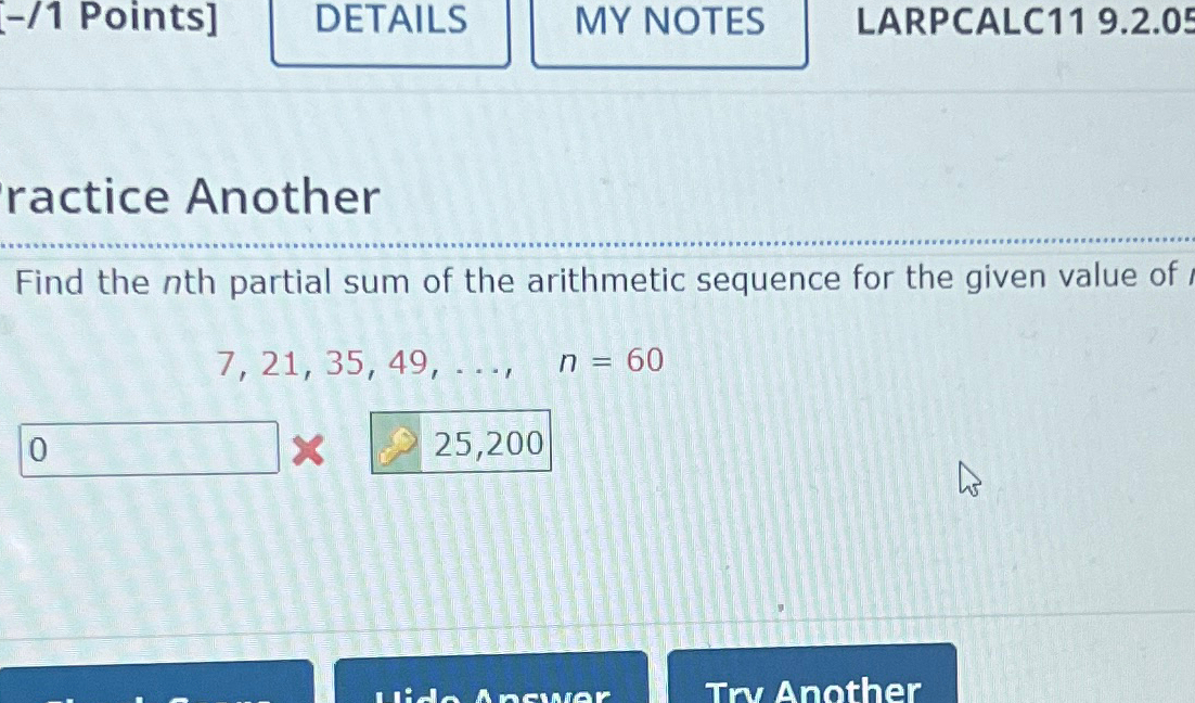 Solved [/1 ﻿Points]LARPCALC11 9.2.05ractice AnotherFind the | Chegg.com