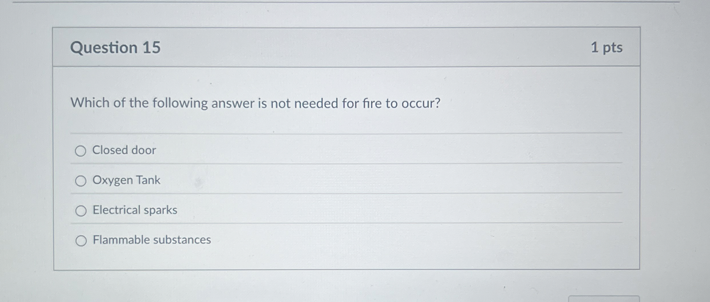 Solved Question 15Which of the following answer is not | Chegg.com