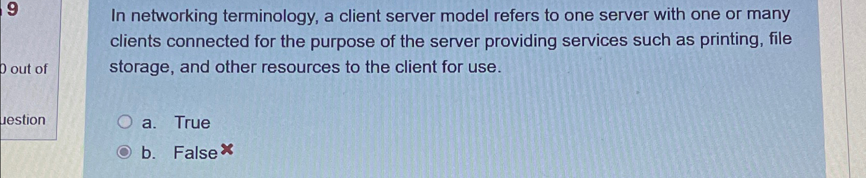 Solved In networking terminology, a client server model | Chegg.com