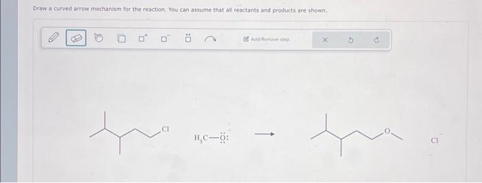 Solved Draw a curved arrow mechanism for the reaction. You | Chegg.com