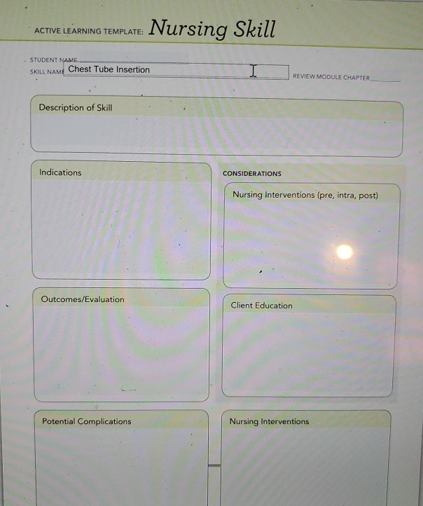 Solved ACTIVE LEARNING TEMPLATE: 1 ACTIVE LEARNING TEMPLATE: | Chegg.com