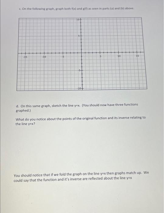 Solved 41a. On a piece of graph paper, or the graph below, | Chegg.com