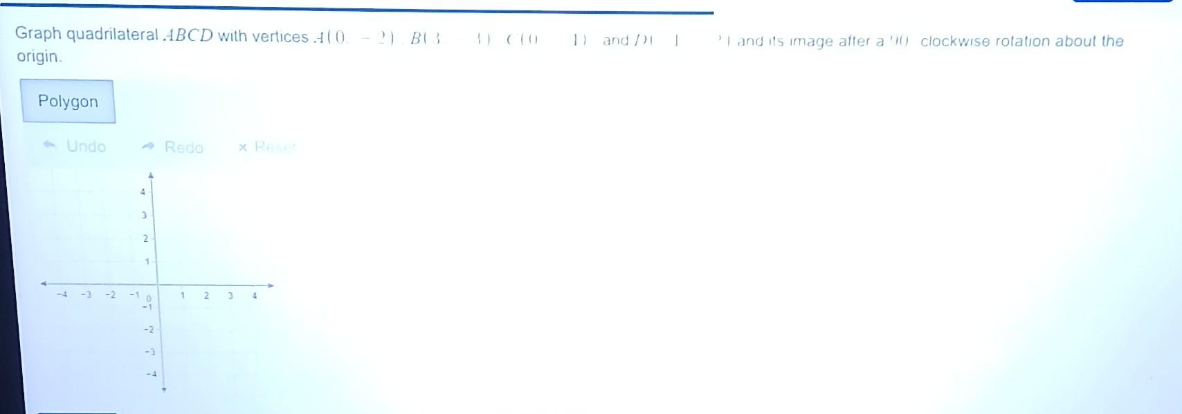 Graph quadrilateral ABCD with vertices A(0… - ? B(31) | Chegg.com