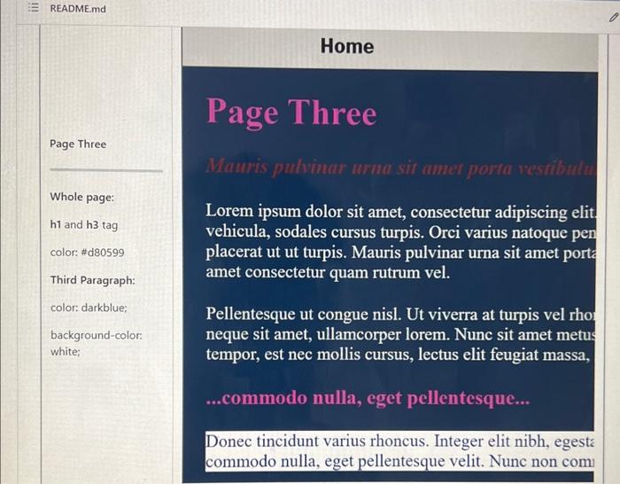 Solved CSI 140 webedeveloper . How to create the pages using | Chegg.com