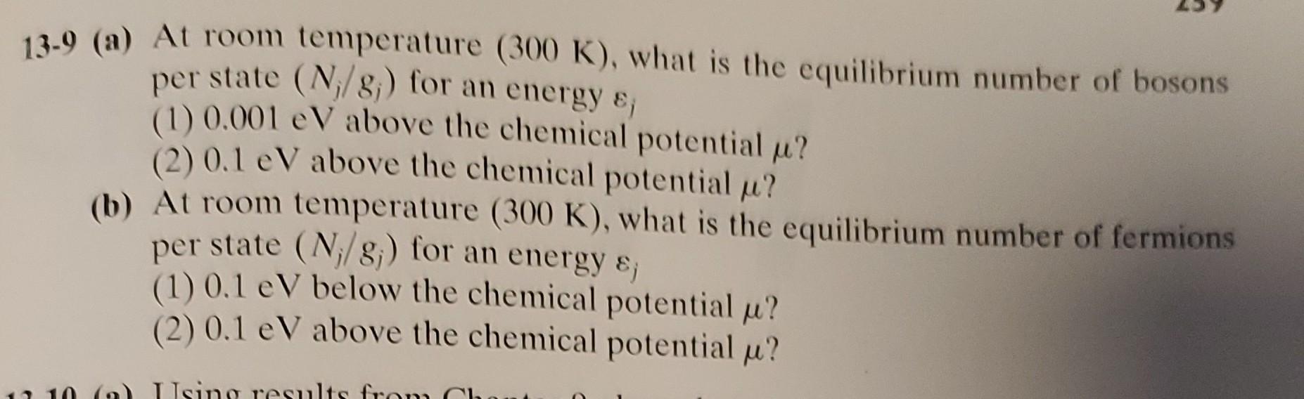 Solved 13-9 (a) At room temperature (300 K), what is the | Chegg.com