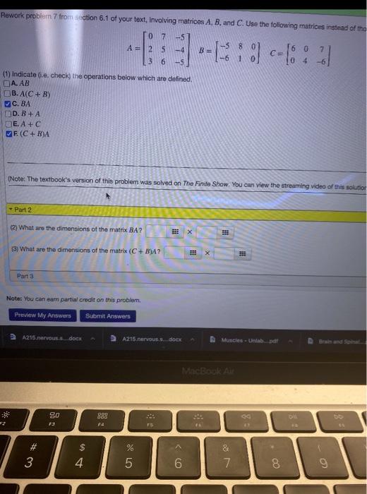 Solved Rework problern 7 from action 6.1 of your text, | Chegg.com