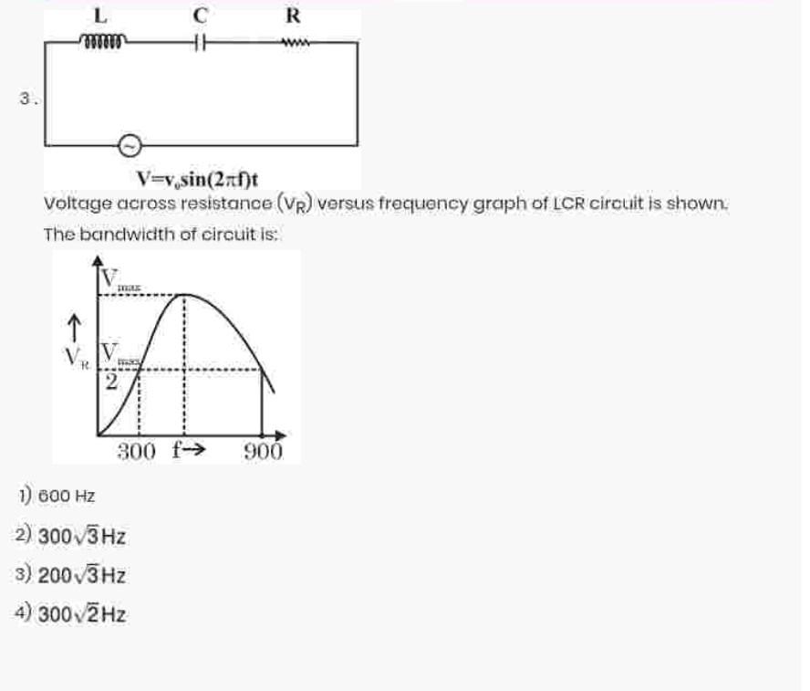 Solved R L w 3. V=v,sin(2x) Voltage across resistance (VR) | Chegg.com Solved R L w 3. V=v,sin(2x) Voltage across resistance (VR) | Chegg.com