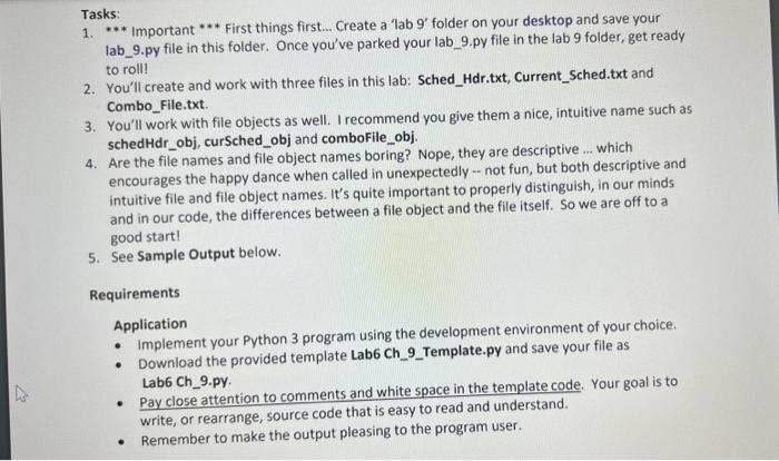 Solved Tasks: 1. *** Important *** First things first... | Chegg.com