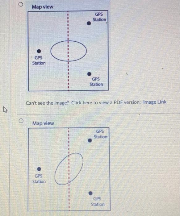 Solved Map View GPS Station fault trace GPS Station GPS | Chegg.com