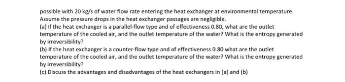 Solved Problem 2: [10 points] For this problem model air as | Chegg.com