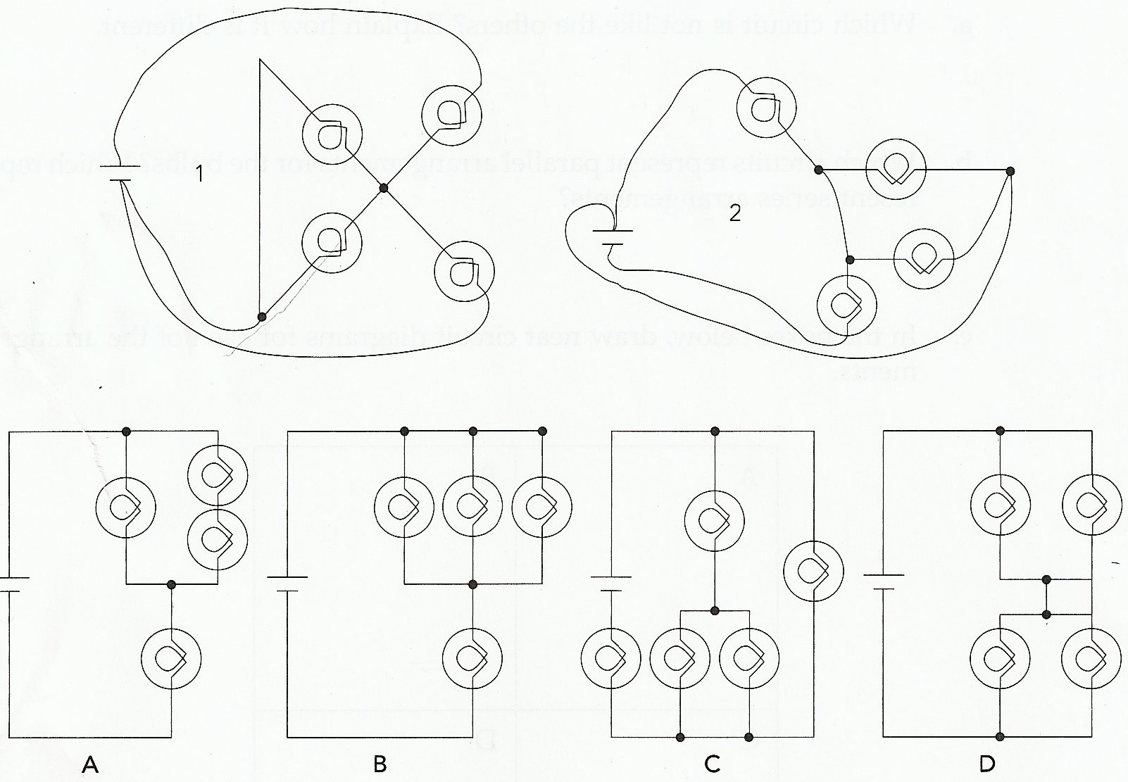 Consider The Two Messy Circuit Diagrams Consider The Two Messy Circuit Diagrams
