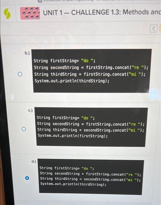 Solved 3- System.Out Methods \& Concatenation LEARNING | Chegg.com