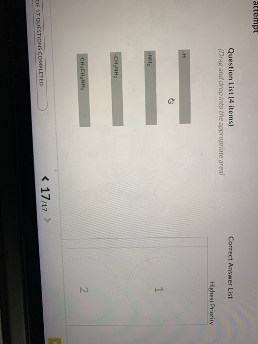 Solved attempt Correct Answer List Question List (4 items) | Chegg.com