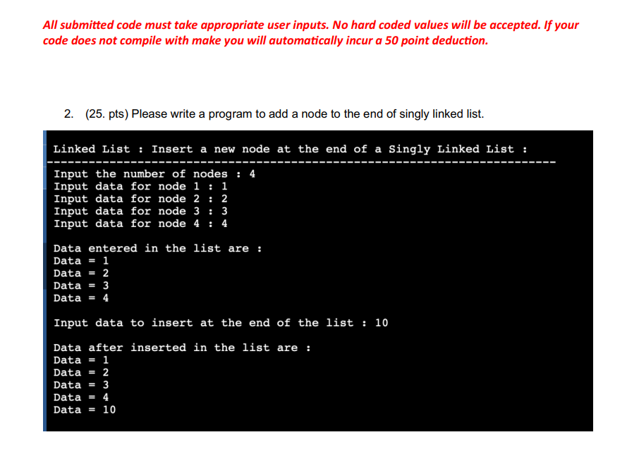 Solved read the instructions and please show me your work | Chegg.com