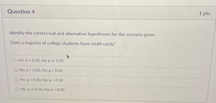 Solved Identify the correct null and alternative hypotheses | Chegg.com