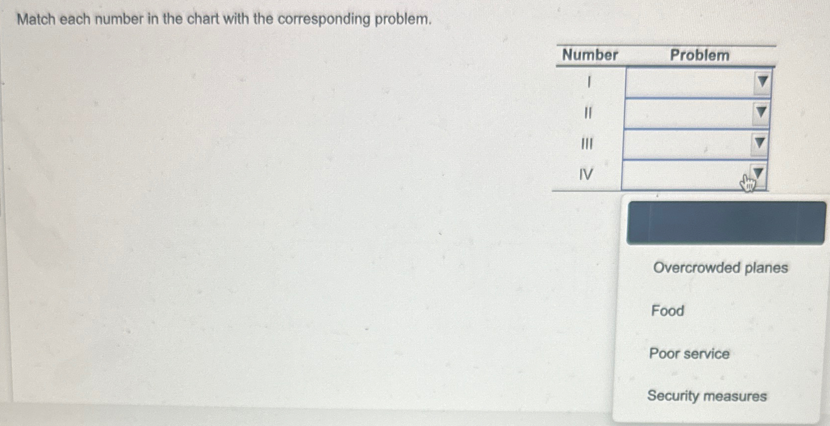 Solved Match each number in the chart with the corresponding | Chegg.com