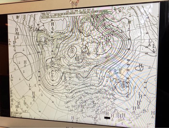 Solved Using this map identify the troughs and ridges for | Chegg.com