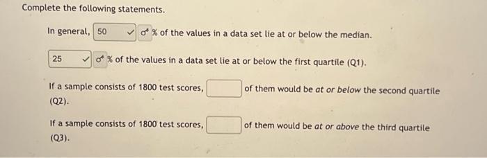 Solved omplete the following statements. In general, σ∗% of | Chegg.com