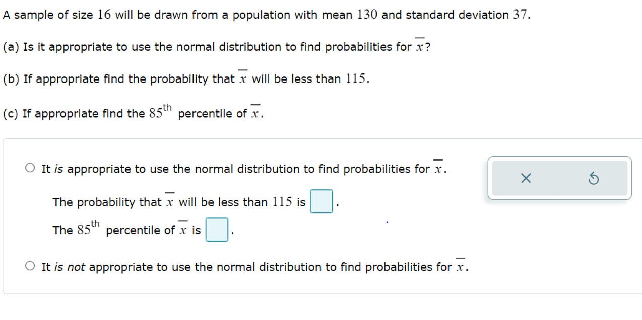 Solved A sample of size 16 ﻿will be drawn from a population | Chegg.com