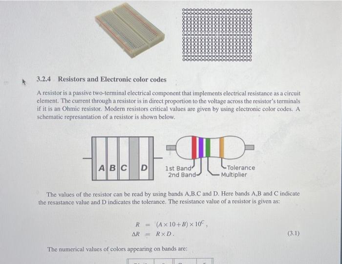 Solved The purpose of this experiment is to verify Ohm's law | Chegg.com